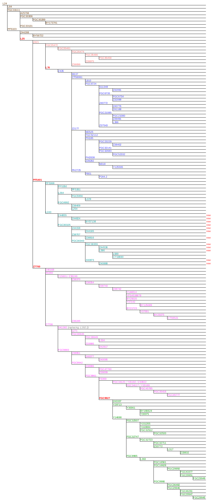 J2a-L24 Panel, YSEQ DNA Shop